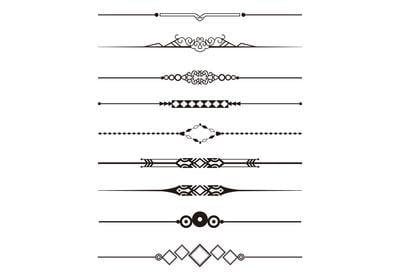 Divider/Border Brush Collection - Free Photoshop Brushes at Brusheezy!