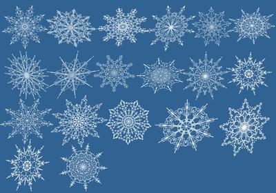 Grátis Snowflakelinedrawing Pincéis - (581 Downloads Gratis)