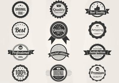 Badges PSD Set - Free Photoshop Brushes at Brusheezy!