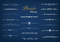 Free Hand Drawn Dividers Photoshop Brushes 16 - Free Photoshop Brushes ...