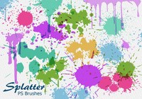 Free 16 Splatter Brushes